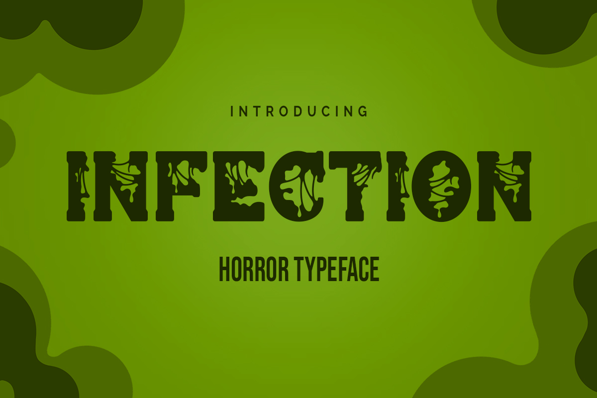 Infection - Horror Typeface - Ronin Design