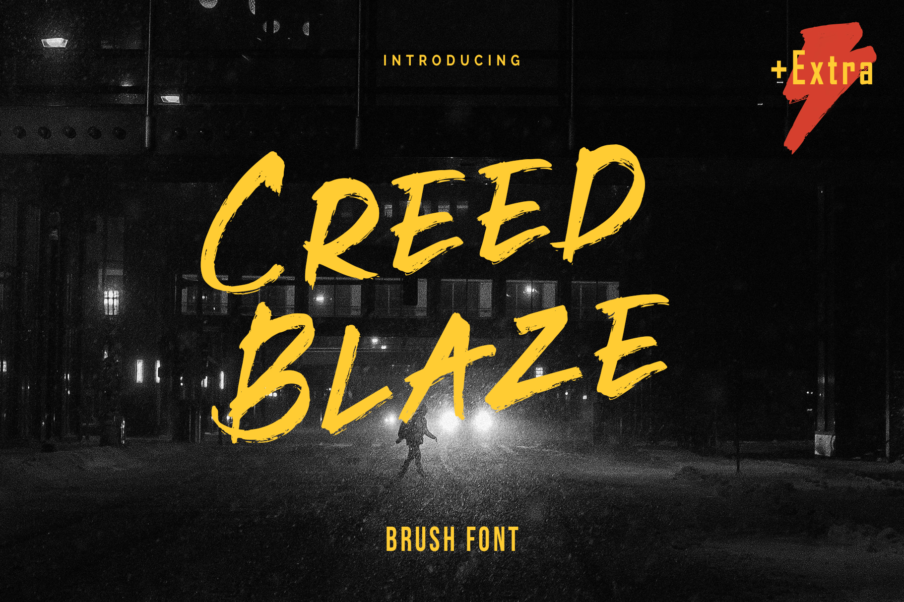 Creed Blaze - Brush Font - Ronin Design